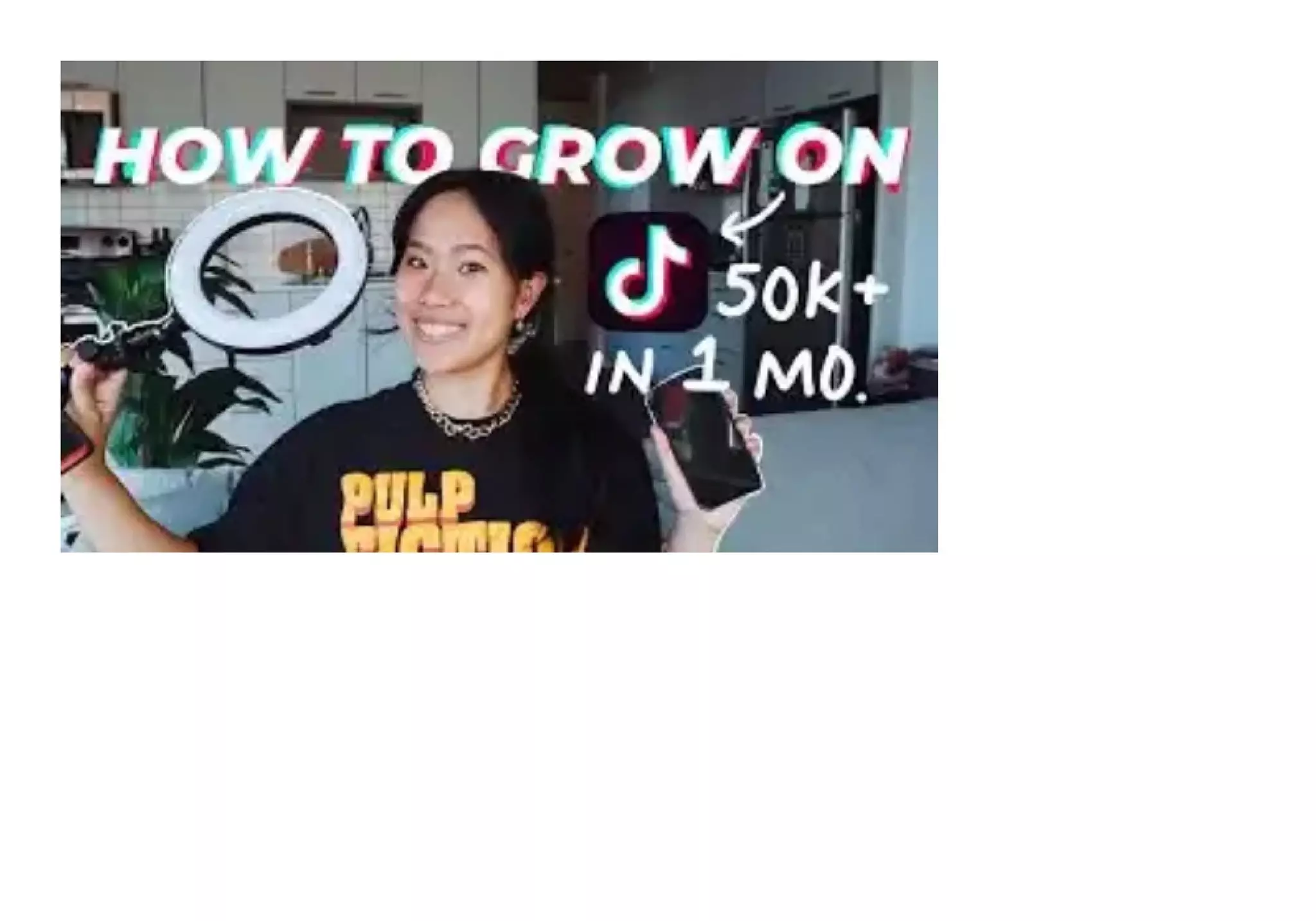 How to grow on tiktok | PDF