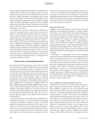 Learning Styles: Concepts and Evidence. Harold Pashler, Mark McDaniel ...