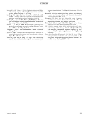 Learning Styles: Concepts and Evidence. Harold Pashler, Mark McDaniel ...