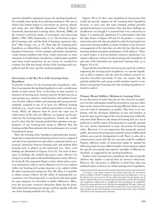 Learning Styles: Concepts and Evidence. Harold Pashler, Mark McDaniel ...