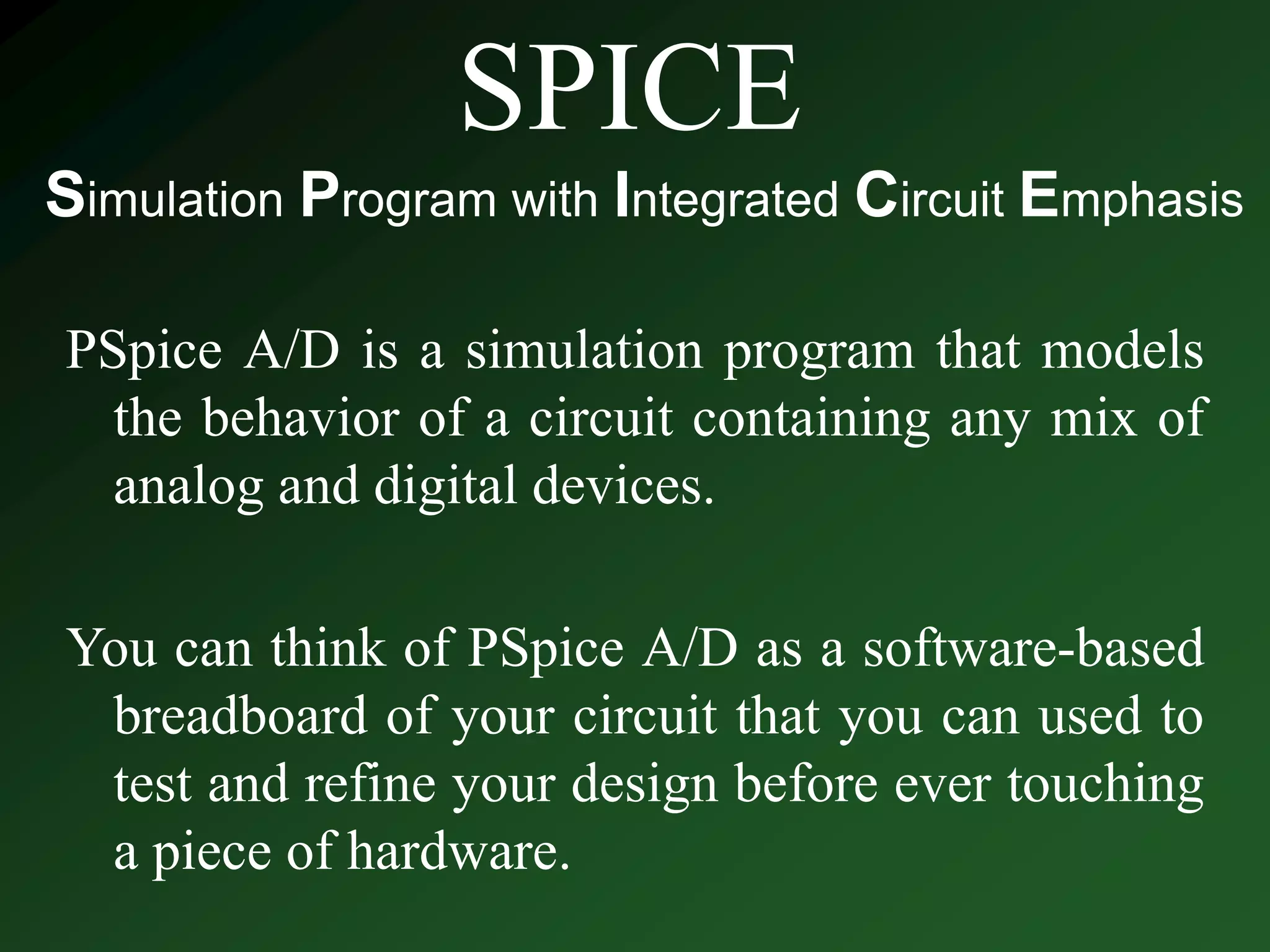 PSPICE Presentation.ppt