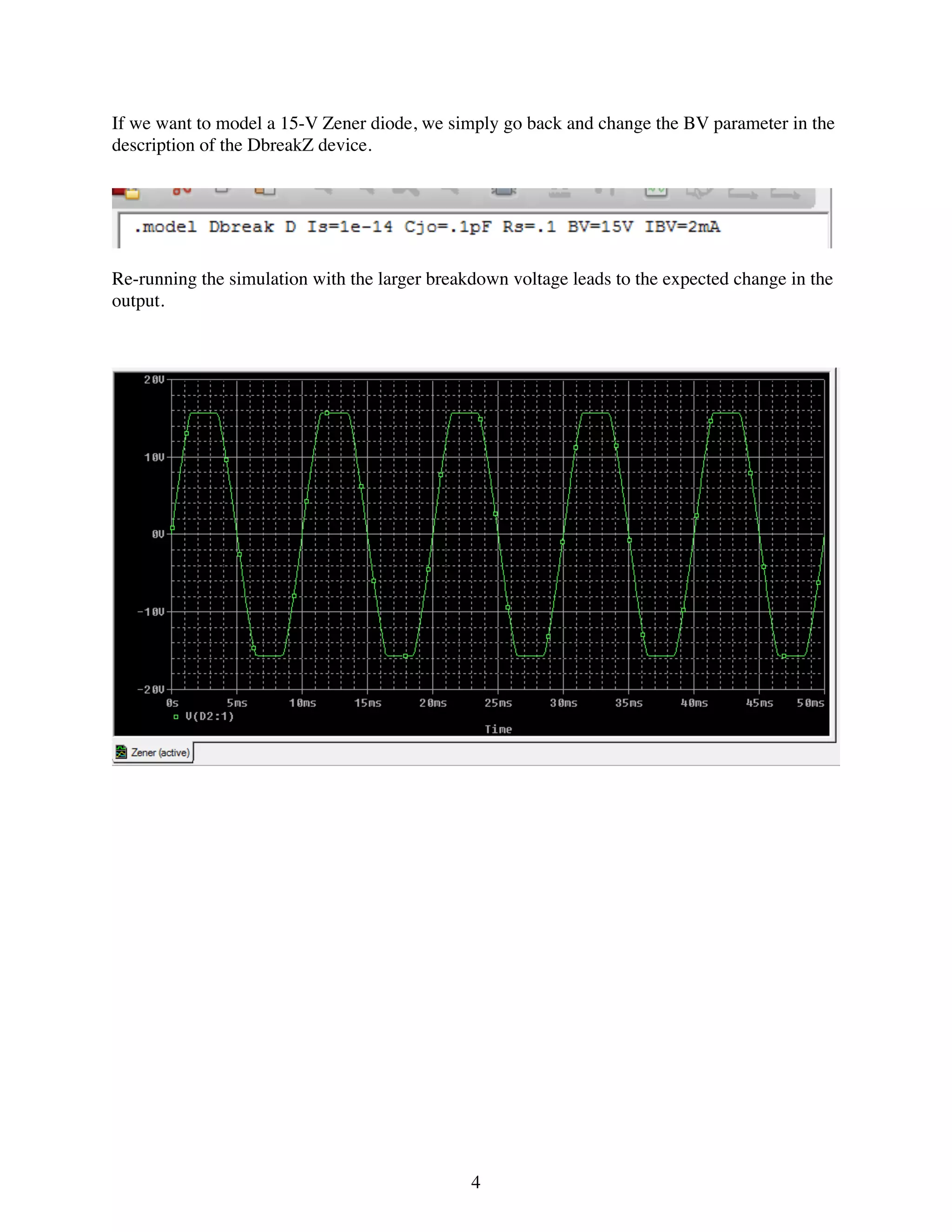 PSPICE tutorial: Zener diodes & editing parts | PDF
