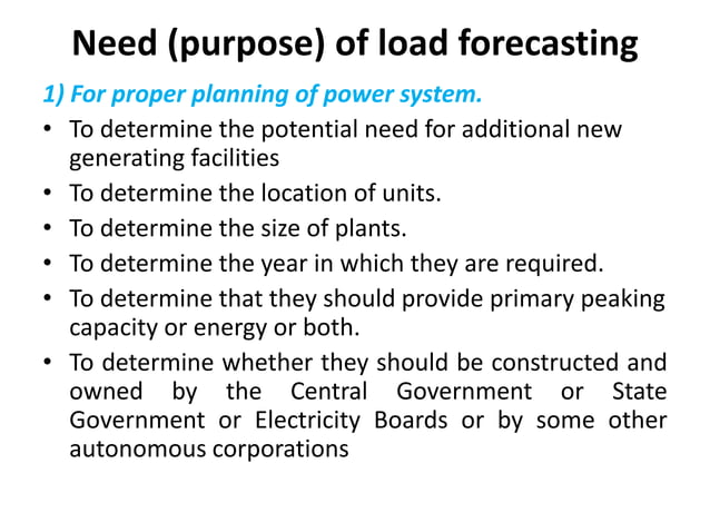 Load Forecasting | PPSX