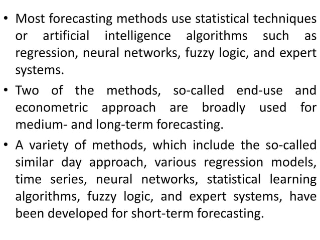 Load Forecasting | PPSX