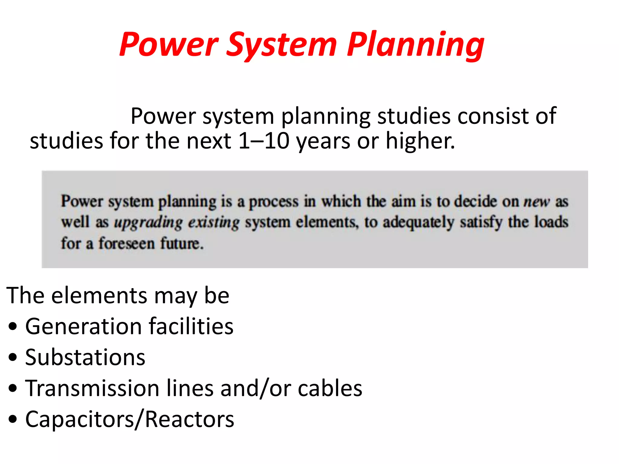Power System Planning | PPSX