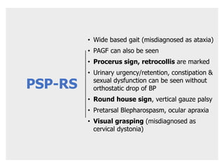 Progressive supranuclear palsy and multiple system atrophy | PPT