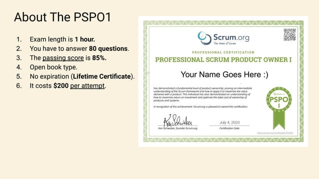 PSPO 1 Roadmap by Vladimir Raykov | PPT