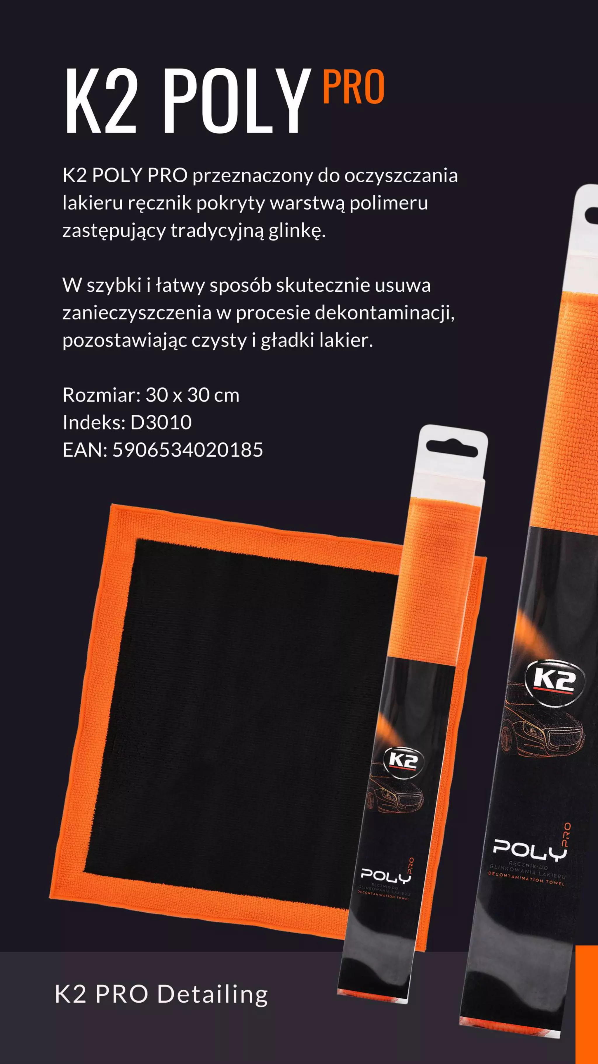 K2 POLY PRO ręcznik do glinkowania | PDF