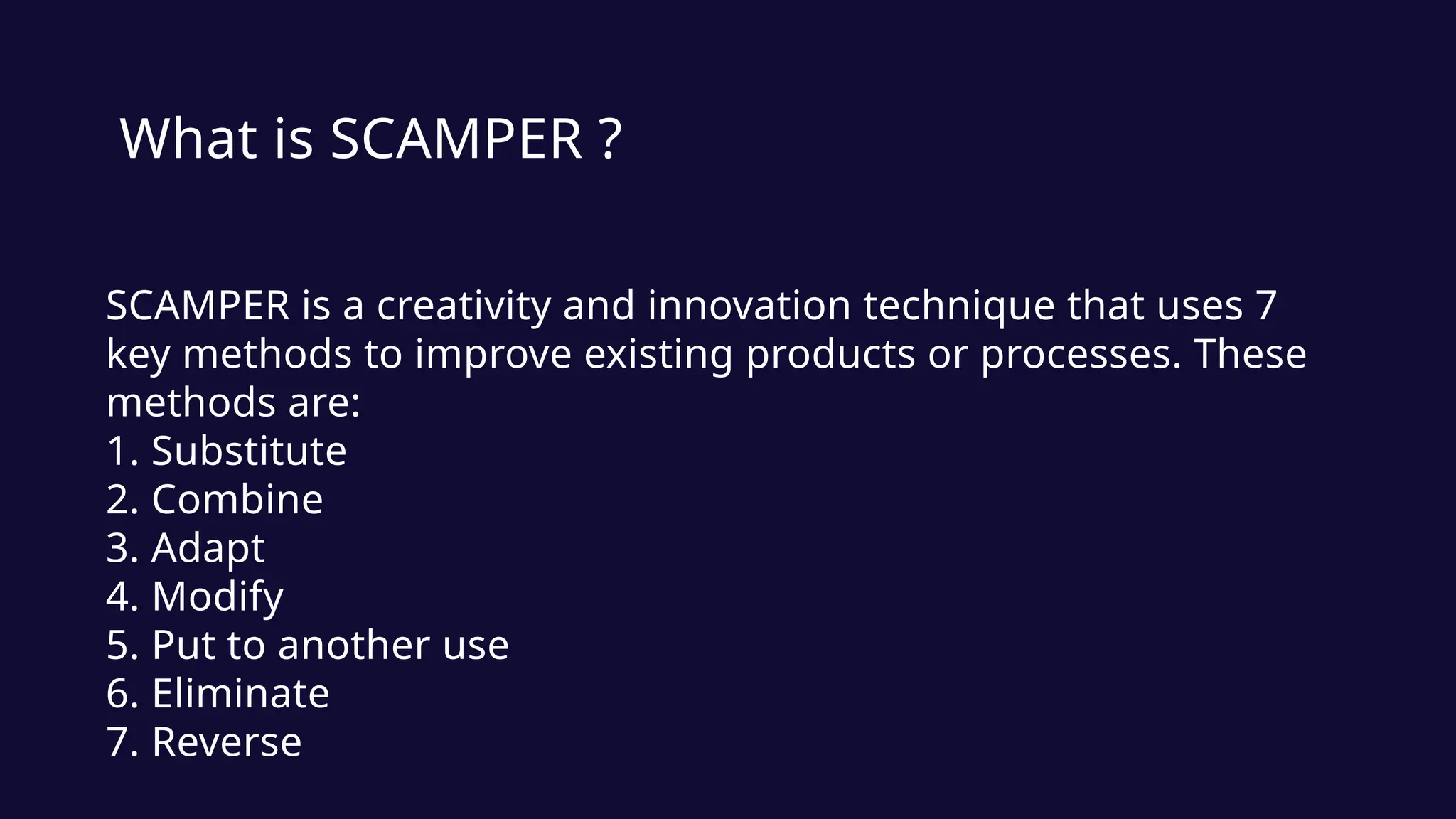 SCAMPER TECHNIQUE FOR PHILOSOPHY OF ENGINEERING.PPT