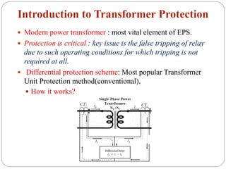 Transformer protection from inrush currents: Discrimination of internal ...