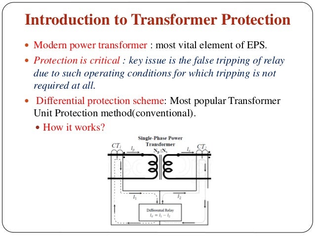 Transformer protection from inrush currents: Discrimination of intern…