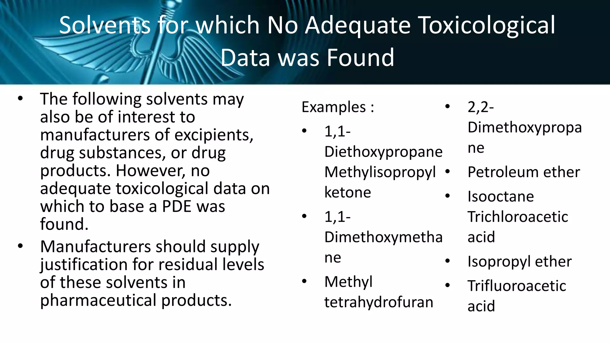 ICH Q3C GUIDELINE | PPTX