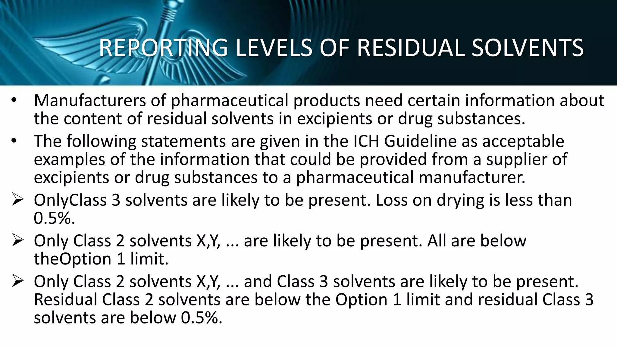 ICH Q3C GUIDELINE | PPTX