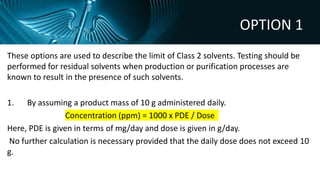 ICH Q3C GUIDELINE | PPTX