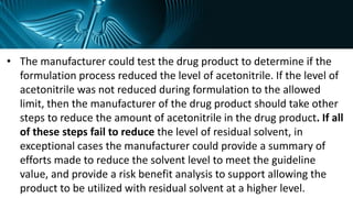 ICH Q3C GUIDELINE | PPTX