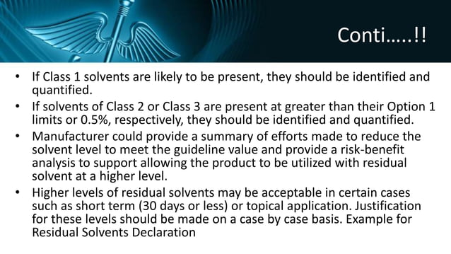 ICH Q3C GUIDELINE | PPTX | Pharmaceutical Industry | Industries