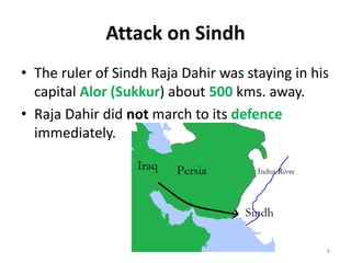 Muhammad Bin Qasim: conquerer of Sindh and Multan | PPTX