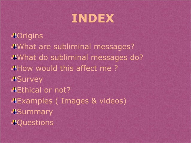 subliminal ads | PPT