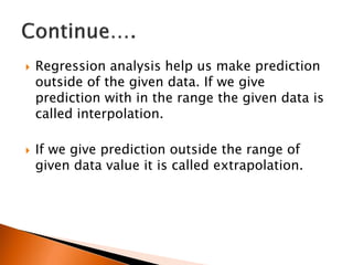 Regression Analysis | PPTX