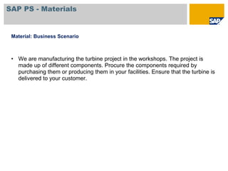 Project Systems: Materials | PPTX