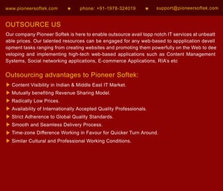 Pioneer Softek Company Profile | PPT