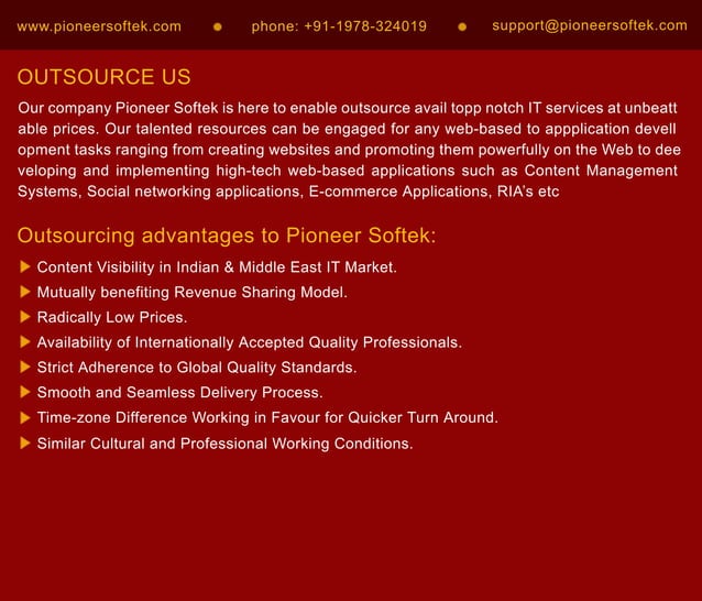 Pioneer Softek Company Profile | PPT