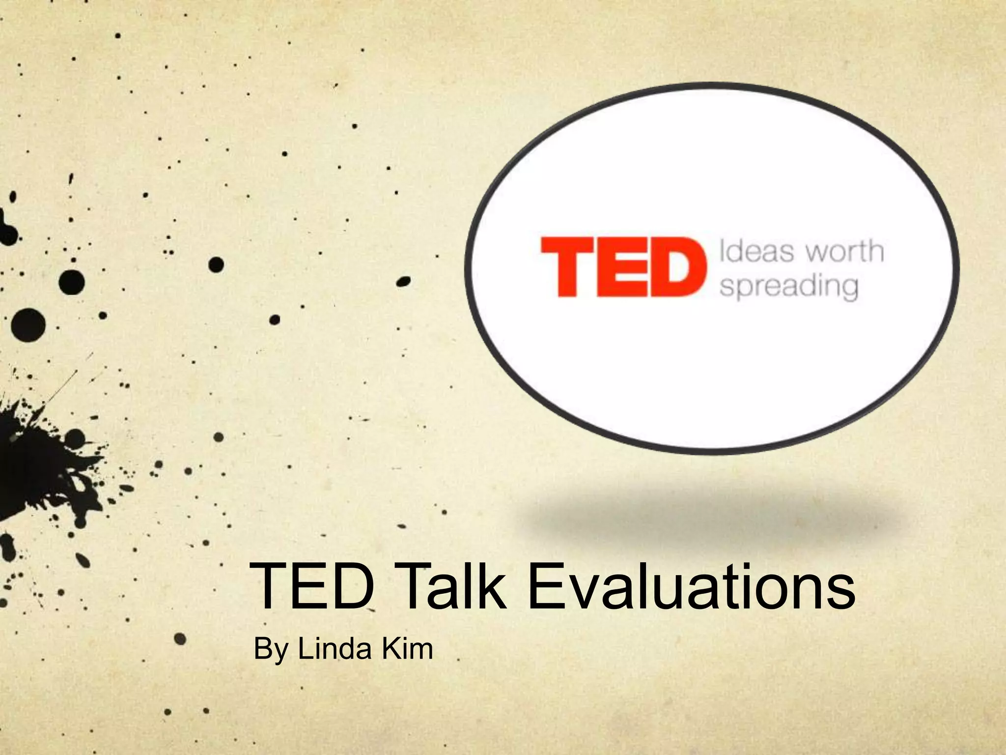 PSP - TED Talk Evaluation | PPT