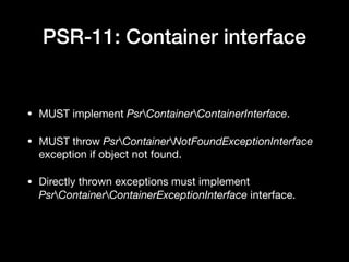 PHP Standards Recommendations - PHP-FIG | PDF
