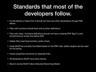 PHP Standards Recommendations - PHP-FIG | PDF