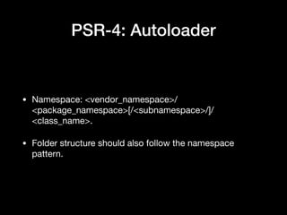 PHP Standards Recommendations - PHP-FIG | PDF