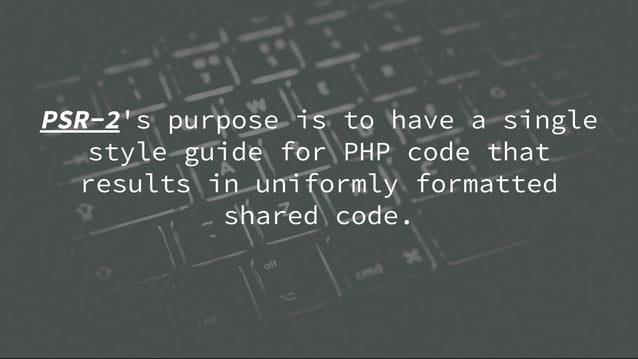 Psr 2 coding style guide - Tidepool Labs | PPT Psr 2 coding style guide - Tidepool Labs | PPT