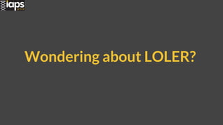 PSR - LOLER | PPT | Free Download