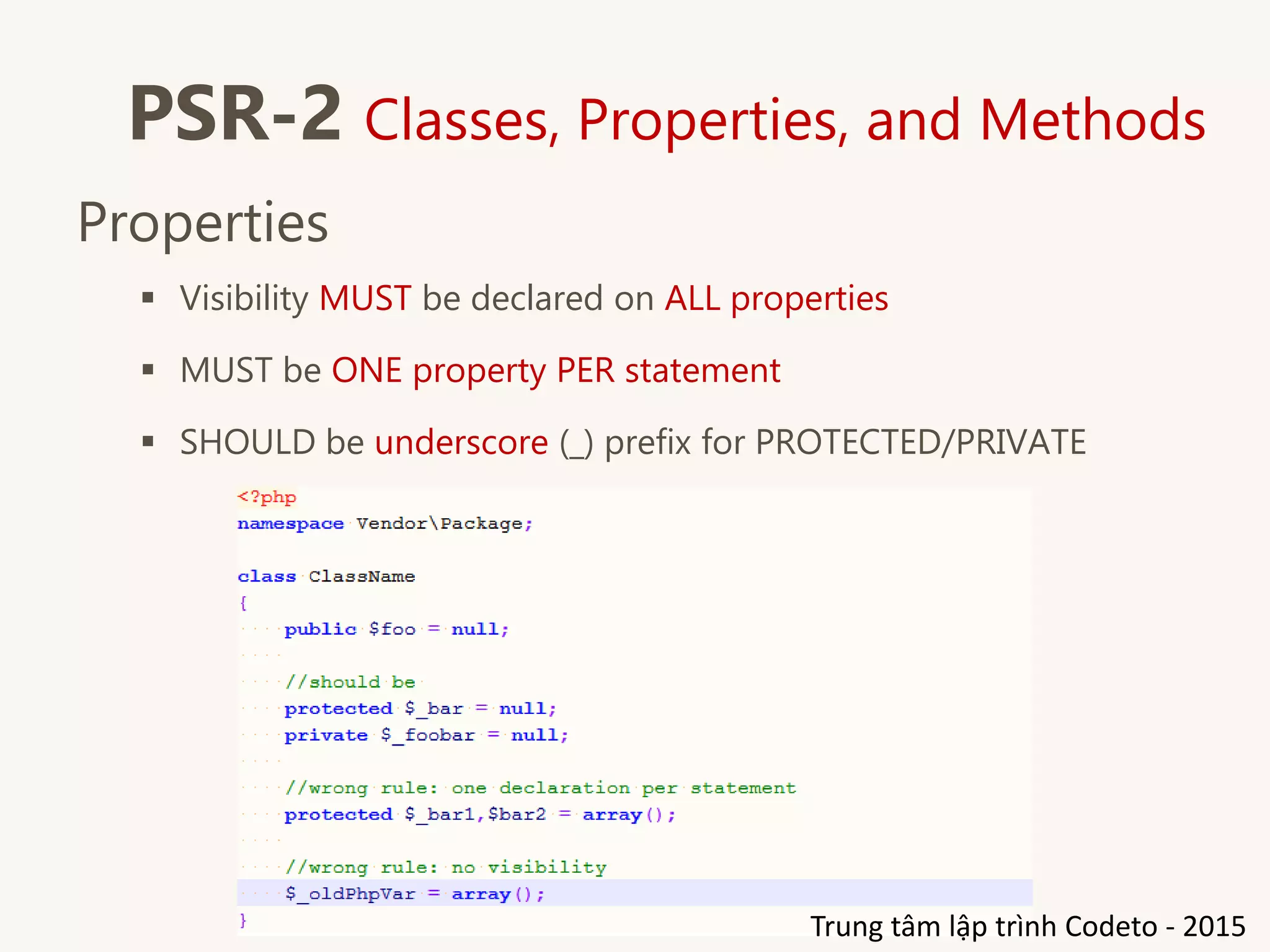 Psr - php standards recommendations | PPTX