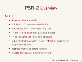 Psr - php standards recommendations | PPTX