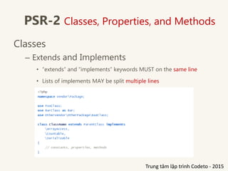Psr - php standards recommendations | PPTX