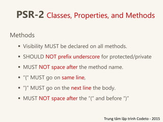 Psr - php standards recommendations | PPTX