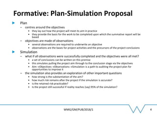 Plan-Simulation-Report Assessment | PPT