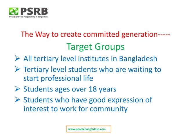 Psrb presentation (1) | PPTX | Non-Profit Organizations | Industries