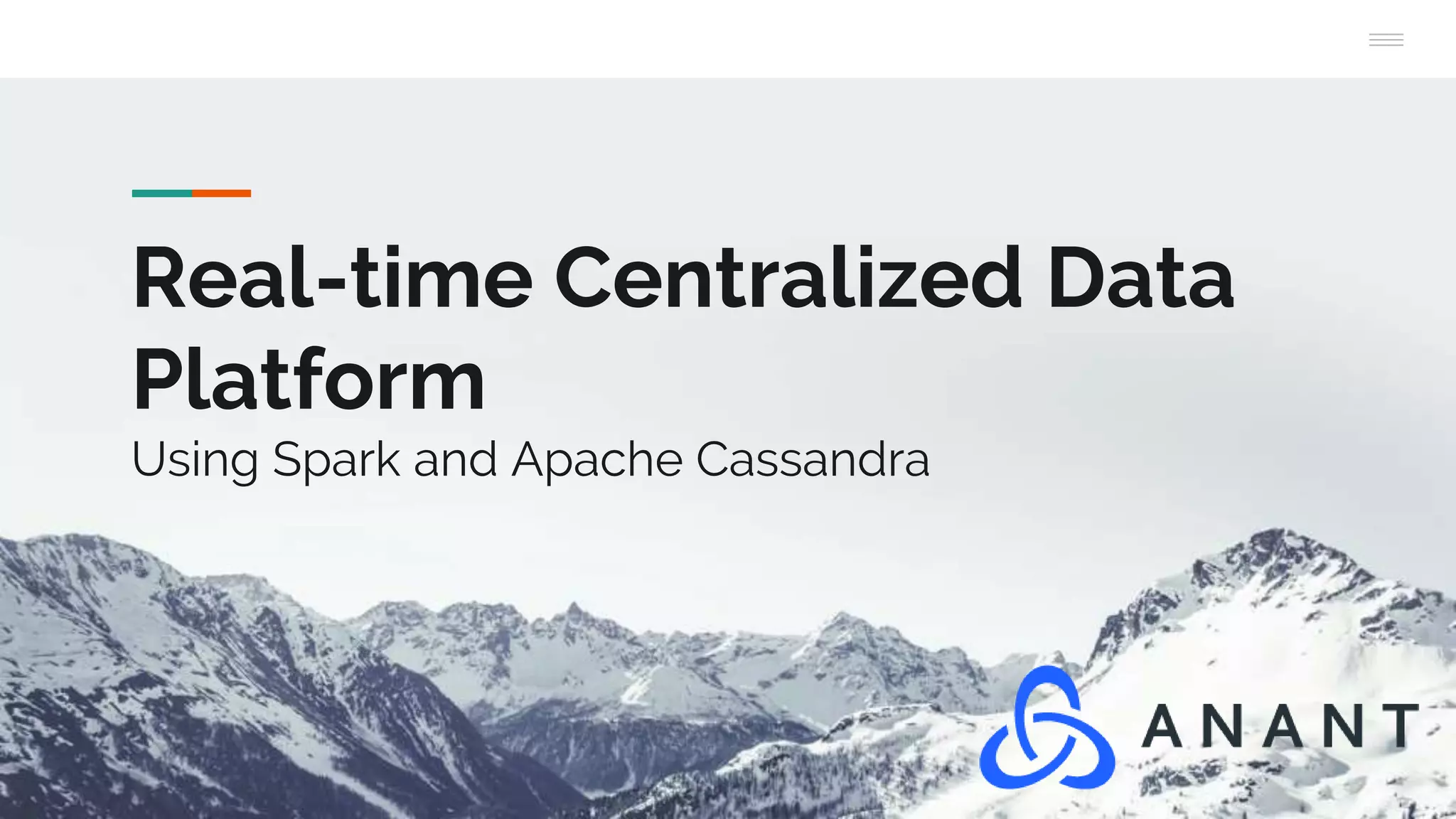 Real-time Centralized Data Platform | PPTX | Cloud Computing | Internet