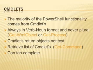 Powershell Demo Presentation | PPTX | Operating Systems | Computer Software and Applications