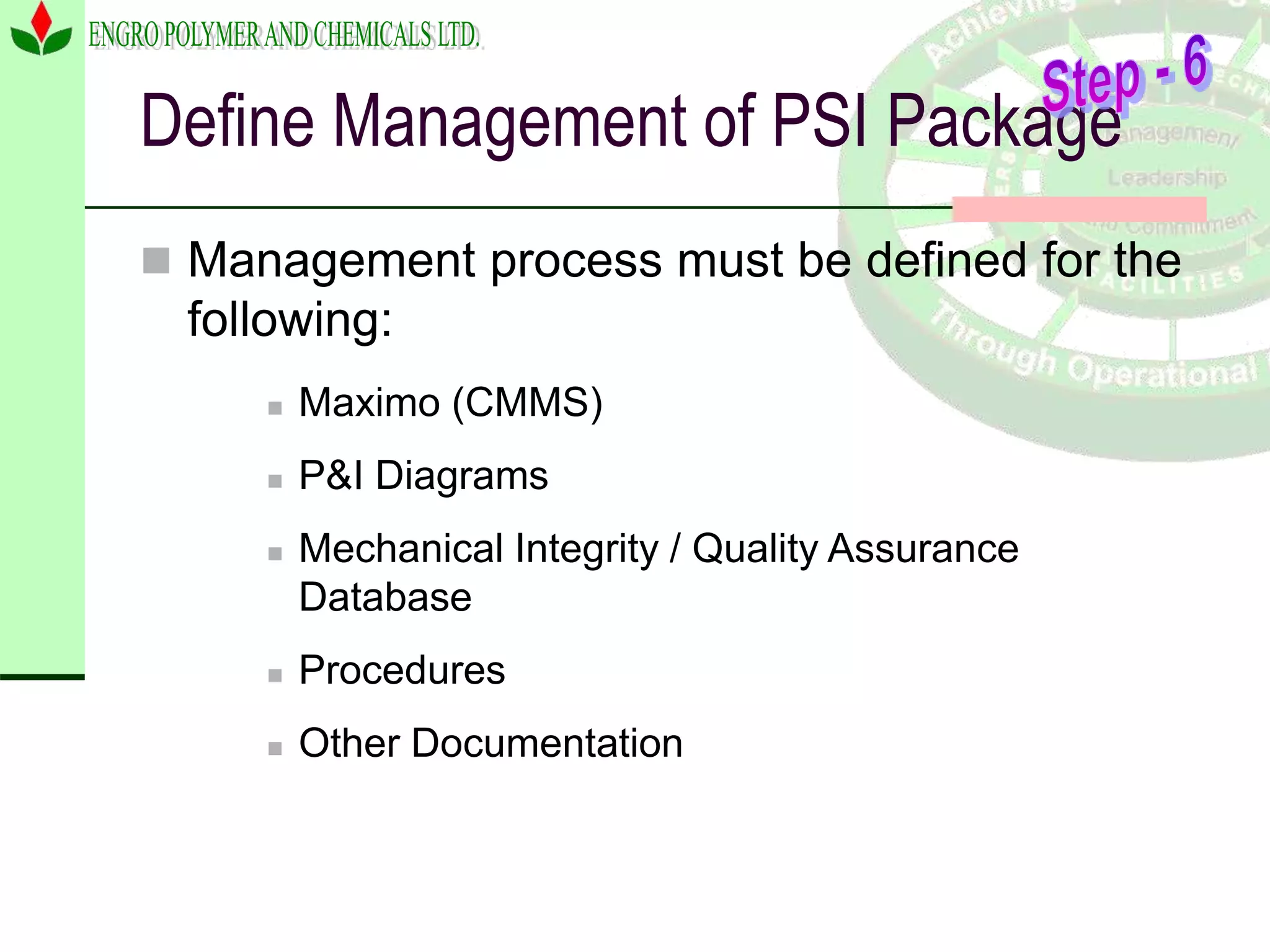 PSRM - Process Safety Information.ppt