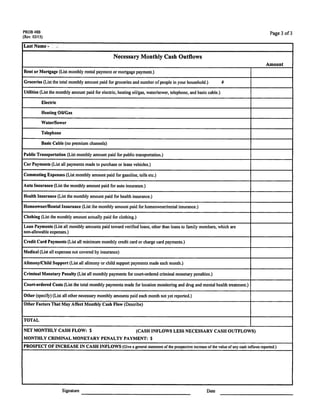 Pre-Sentence Report Required Forms | PDF