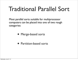 parallel sorting by regular sampling | PDF | Computing | Technology & Computing