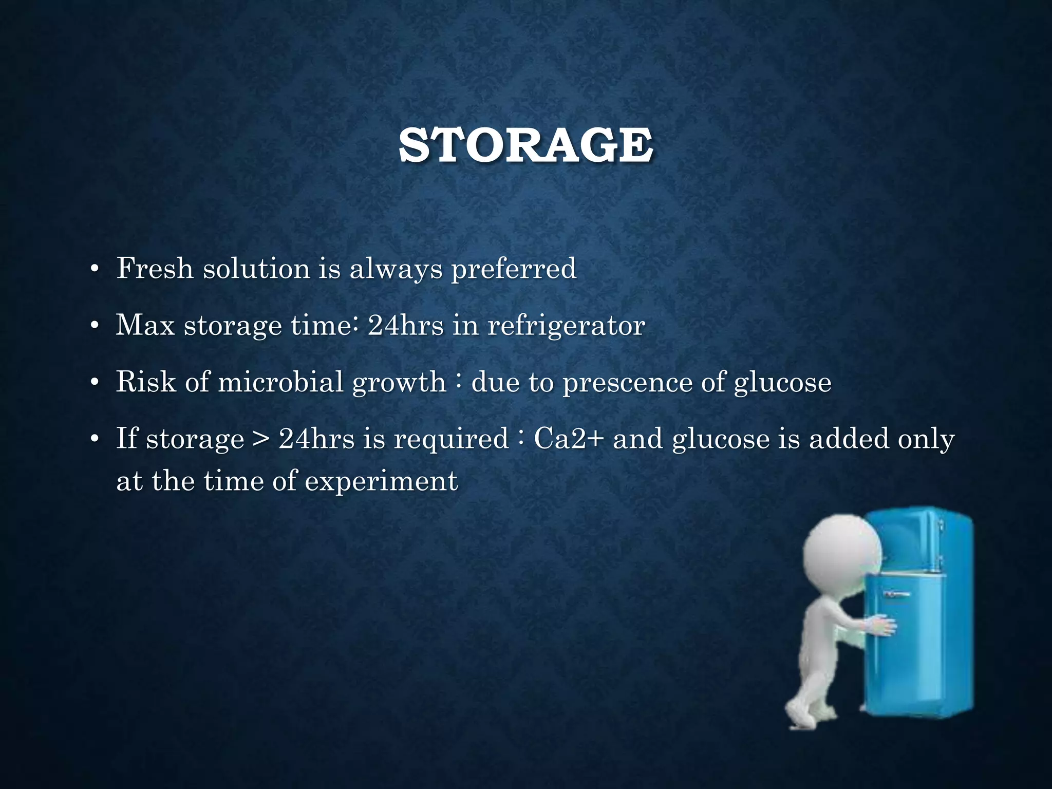 Physiological salt solution - PSS | PPTX