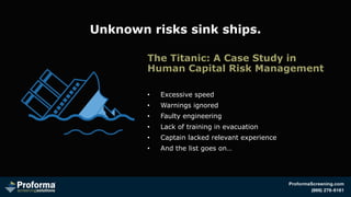 How to Avoid the Sting of Unknown Risks | PPT