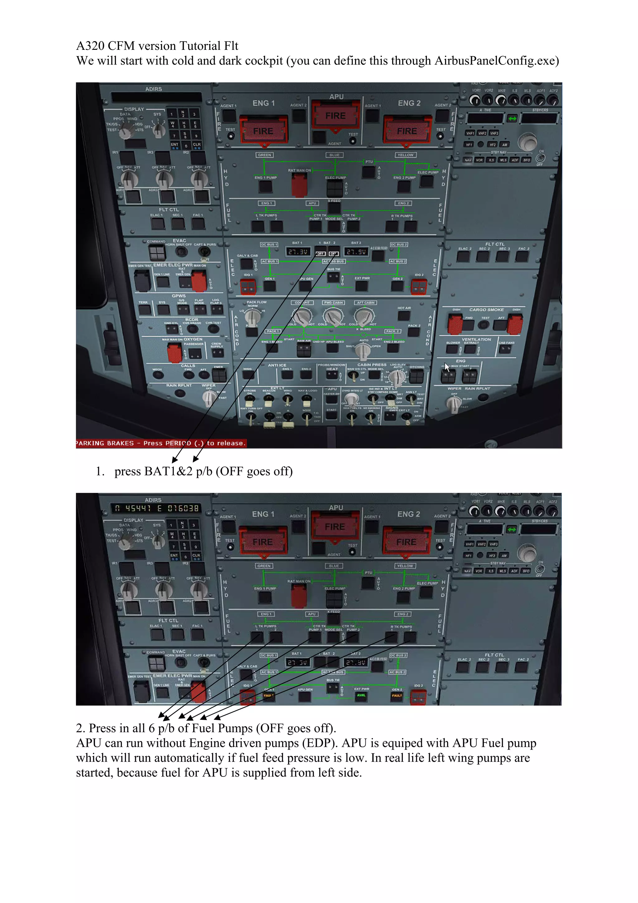 Pss airbus a320 flight tutorial | PDF