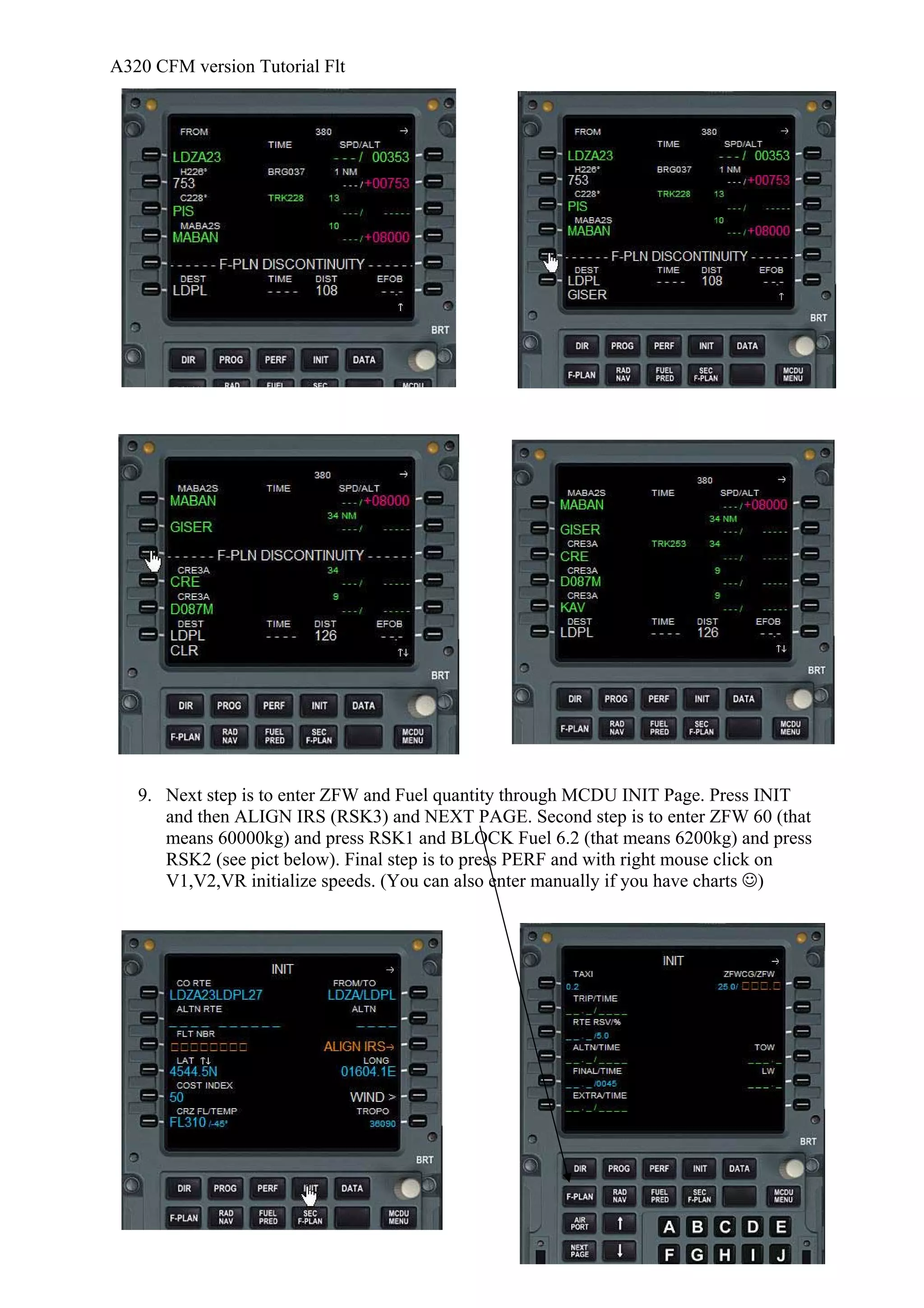 Pss airbus a320 flight tutorial | PDF
