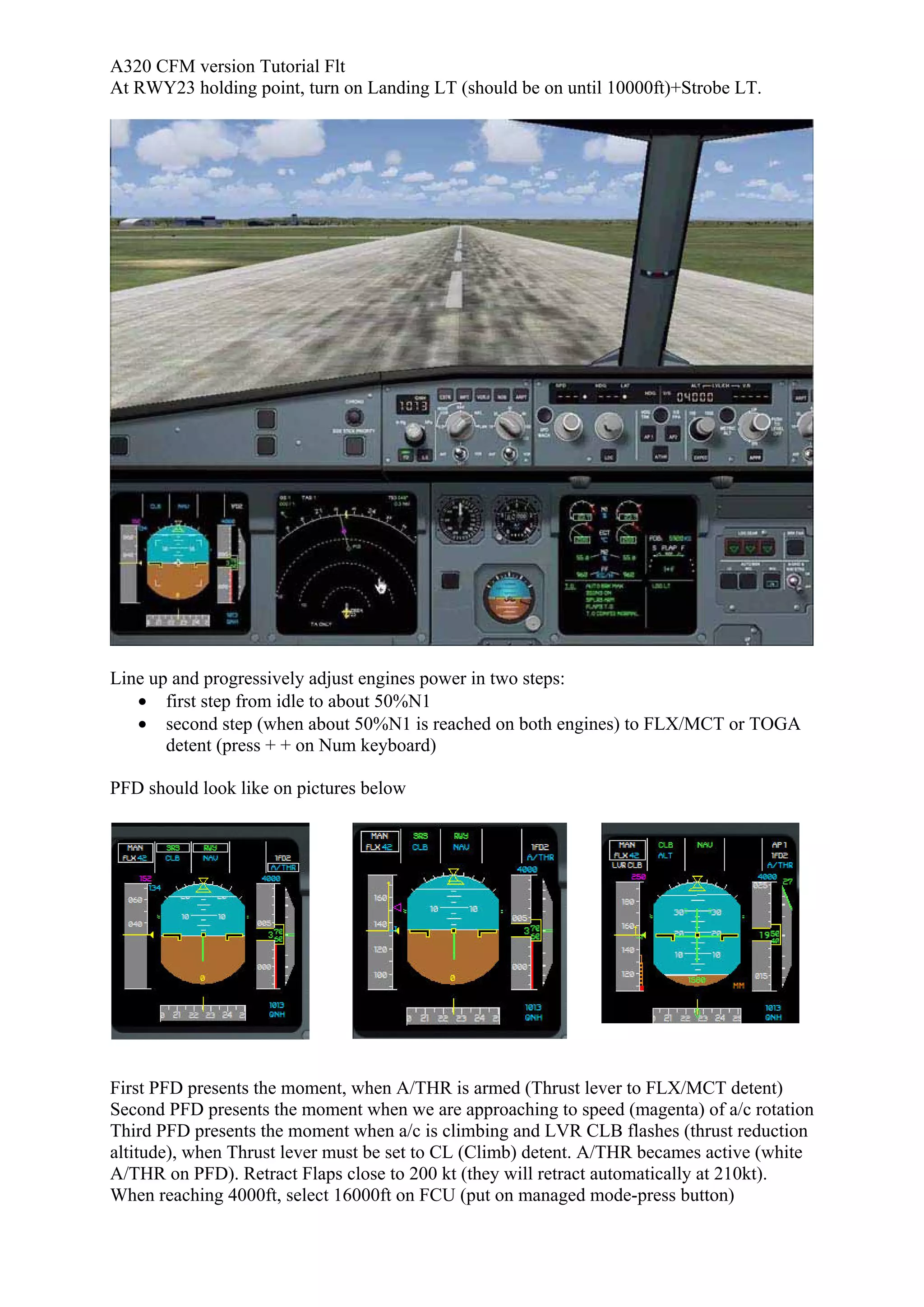 Pss airbus a320 flight tutorial | PDF