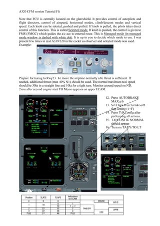 Pss airbus a320 flight tutorial | PDF