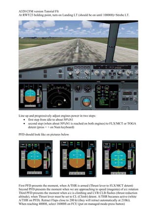 Pss airbus a320 flight tutorial | PDF